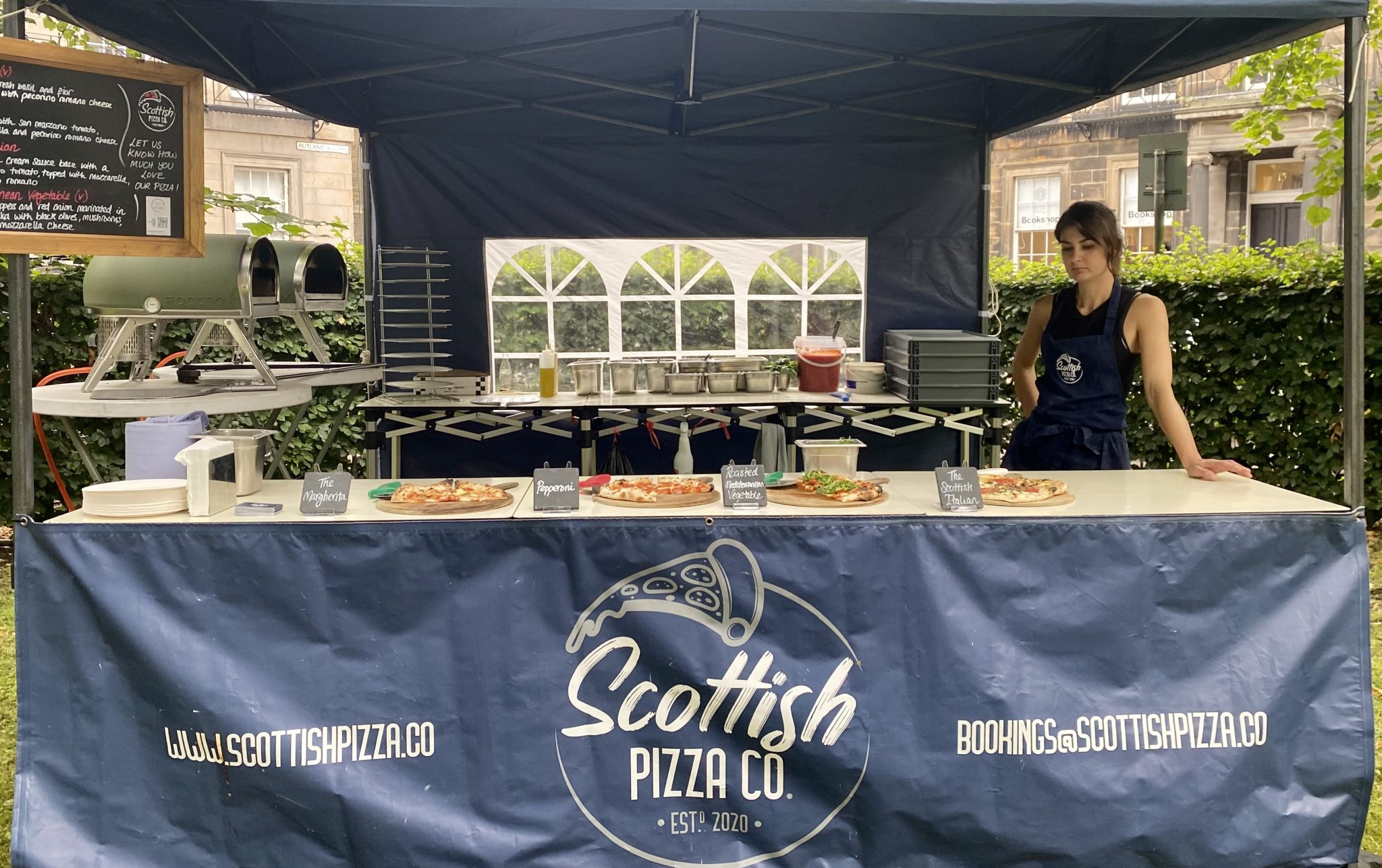Outdoor Pizza Chef Popup Caterers in Scotland | Scottish Pizza Co
